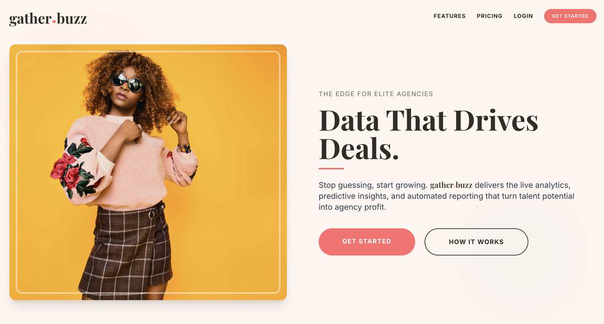 gather.buzz: Talent Analytics for Influencer Agencies